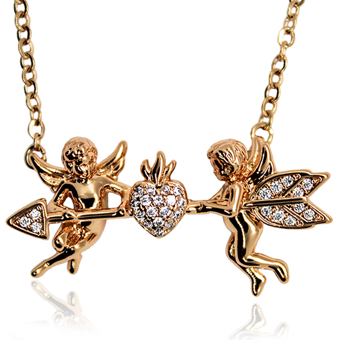 Колье, циркон