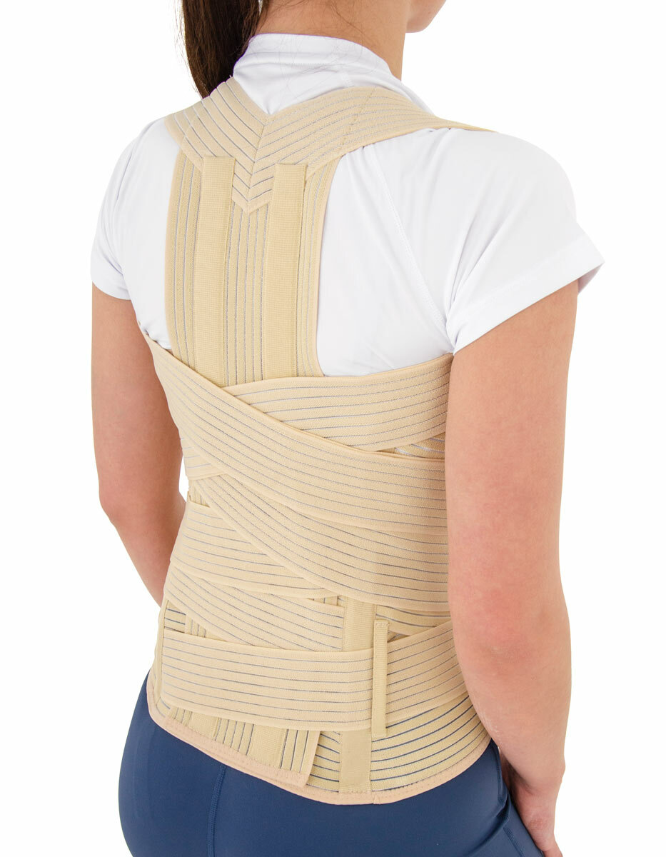 Корсет для спины ортопедический, корсет для осанки Reh4Mat Fit EB-LK-01/TLSO, размер XXXL бежевый
