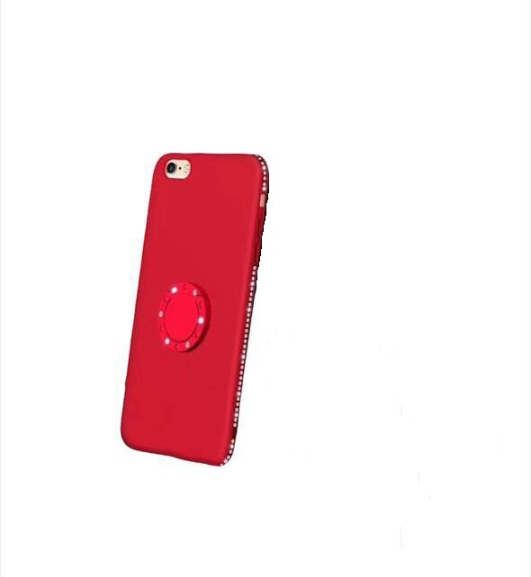 Чехол MyPads из мягкого качественного силикона задняя панель-накладка для Huawei Honor 8X Max (ARE-AL00) 7.12 красная со стразами