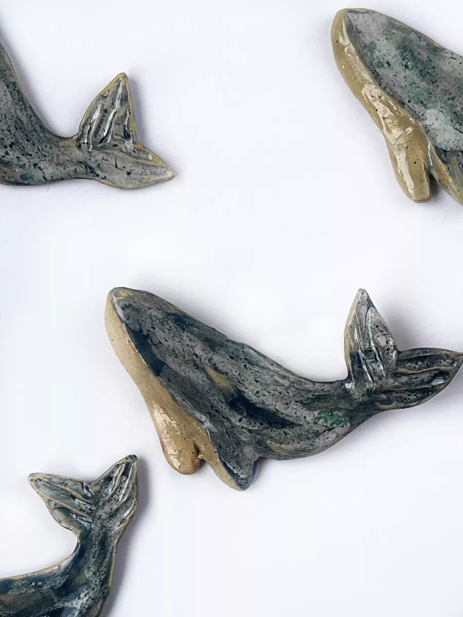 Брошь, фарфор