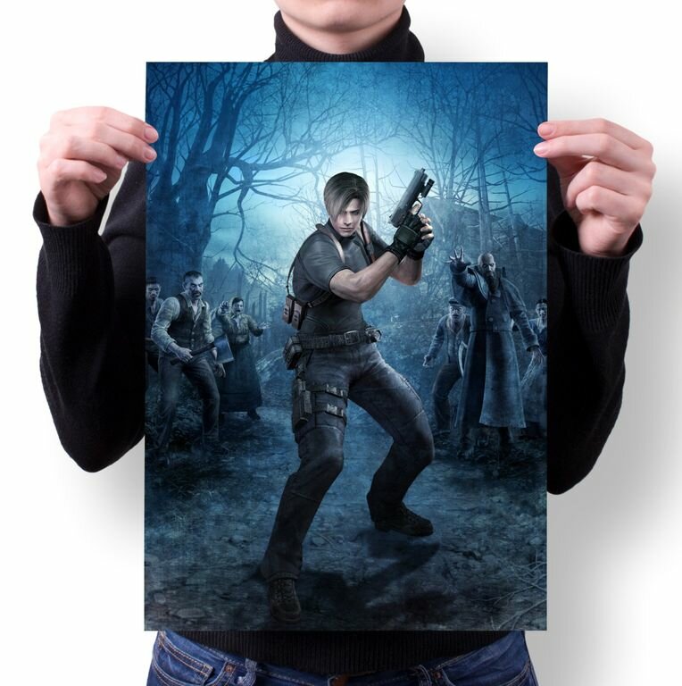 Плакат Resident Evil, Обитель зла №9, А4