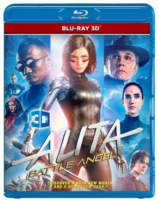 3D Алита: Боевой ангел (2019) Blu-ray (блю-рей) фантастика