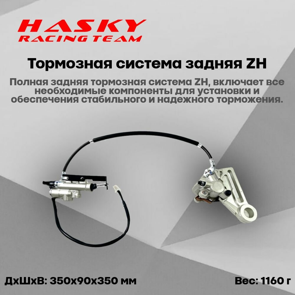 Тормозная система задняя ZH