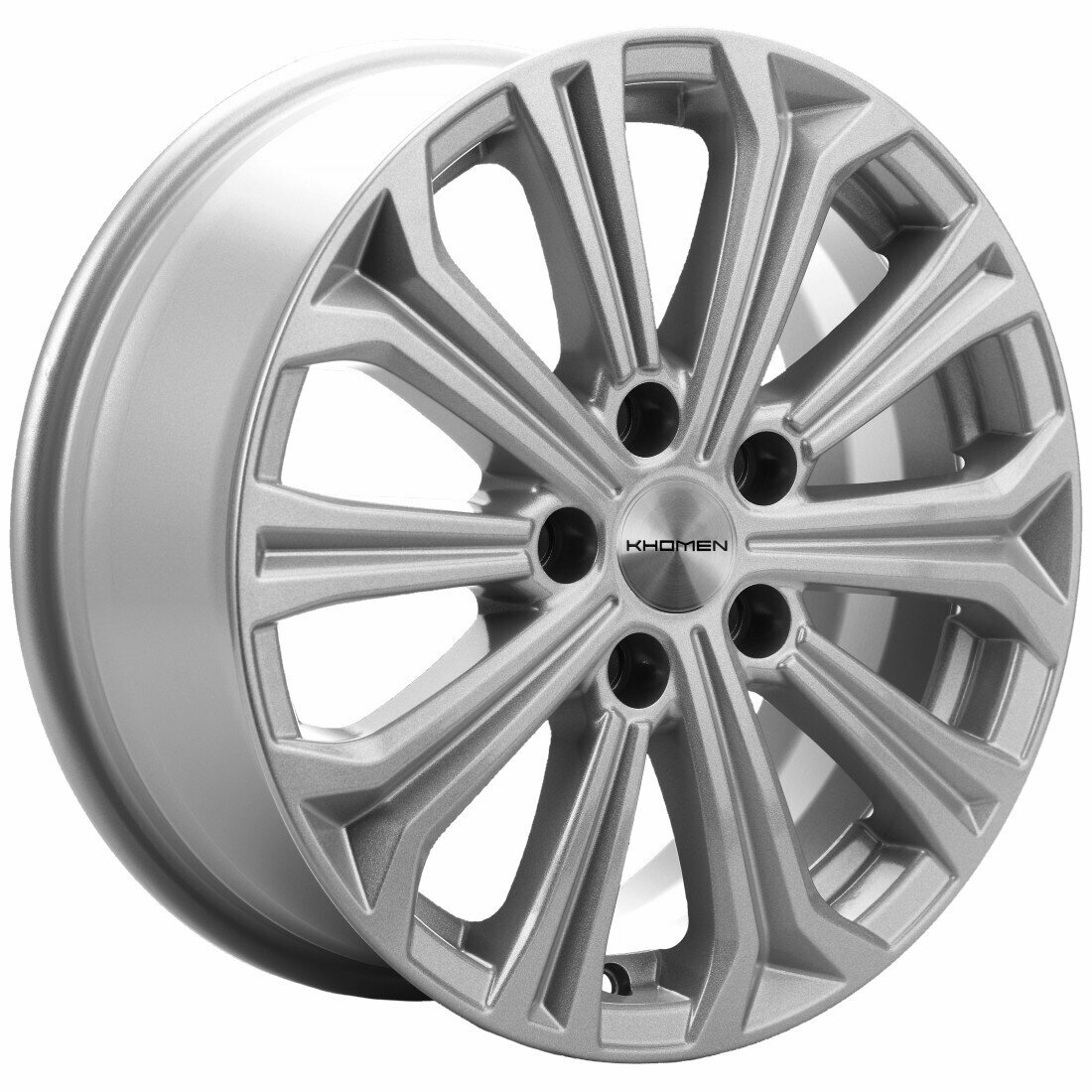 Колесный диск Khomen Wheels KHW1610 6,5x16 5x110 ET45 67,1 F-Silver литой для автомобиля