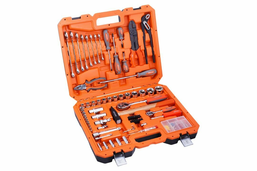 Набор инструментов Кратон TS-11 1/2"+1/4" 99 пр