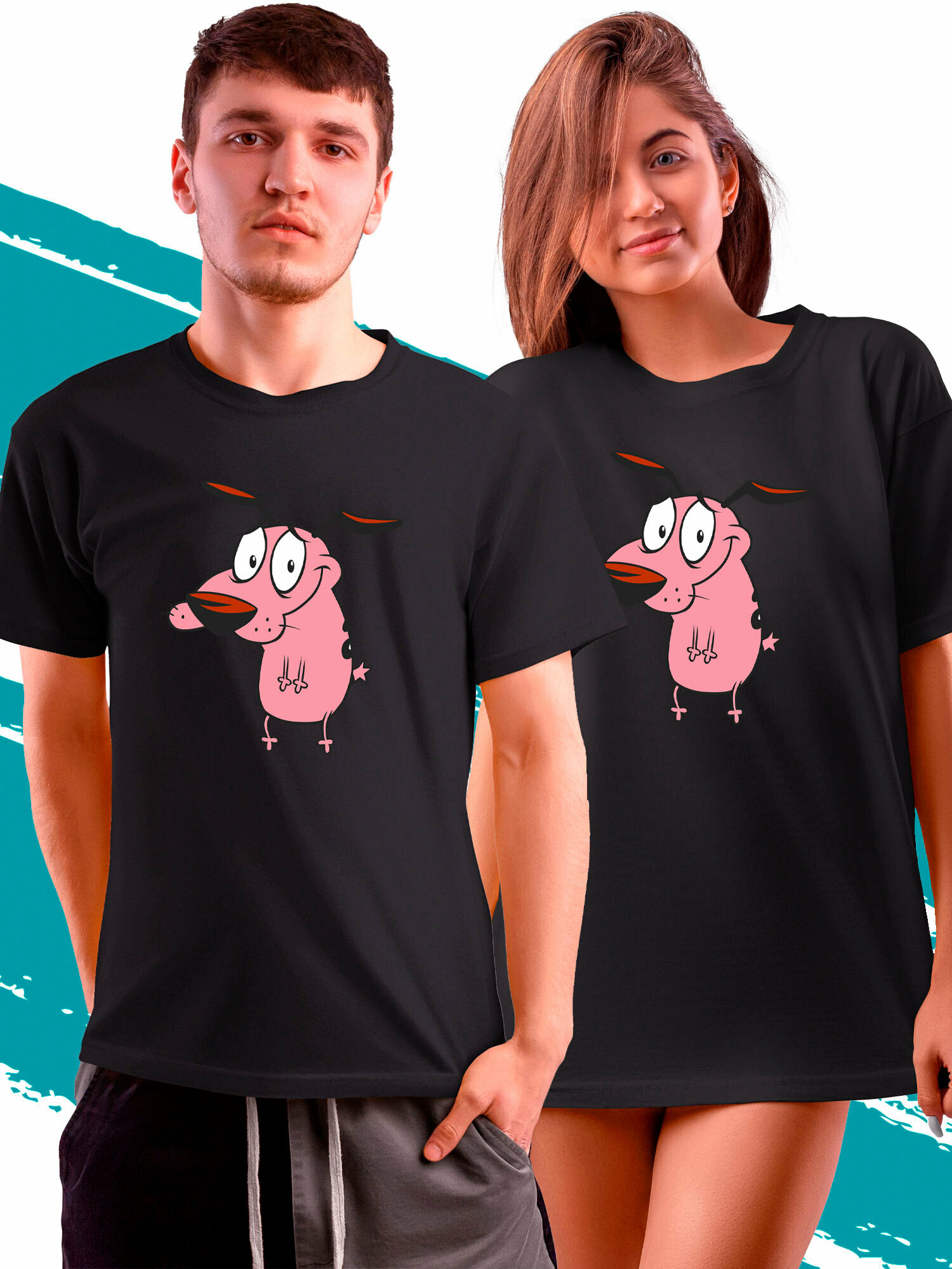 Футболка Кураж - трусливый пёс Courage the Cowardly Dog