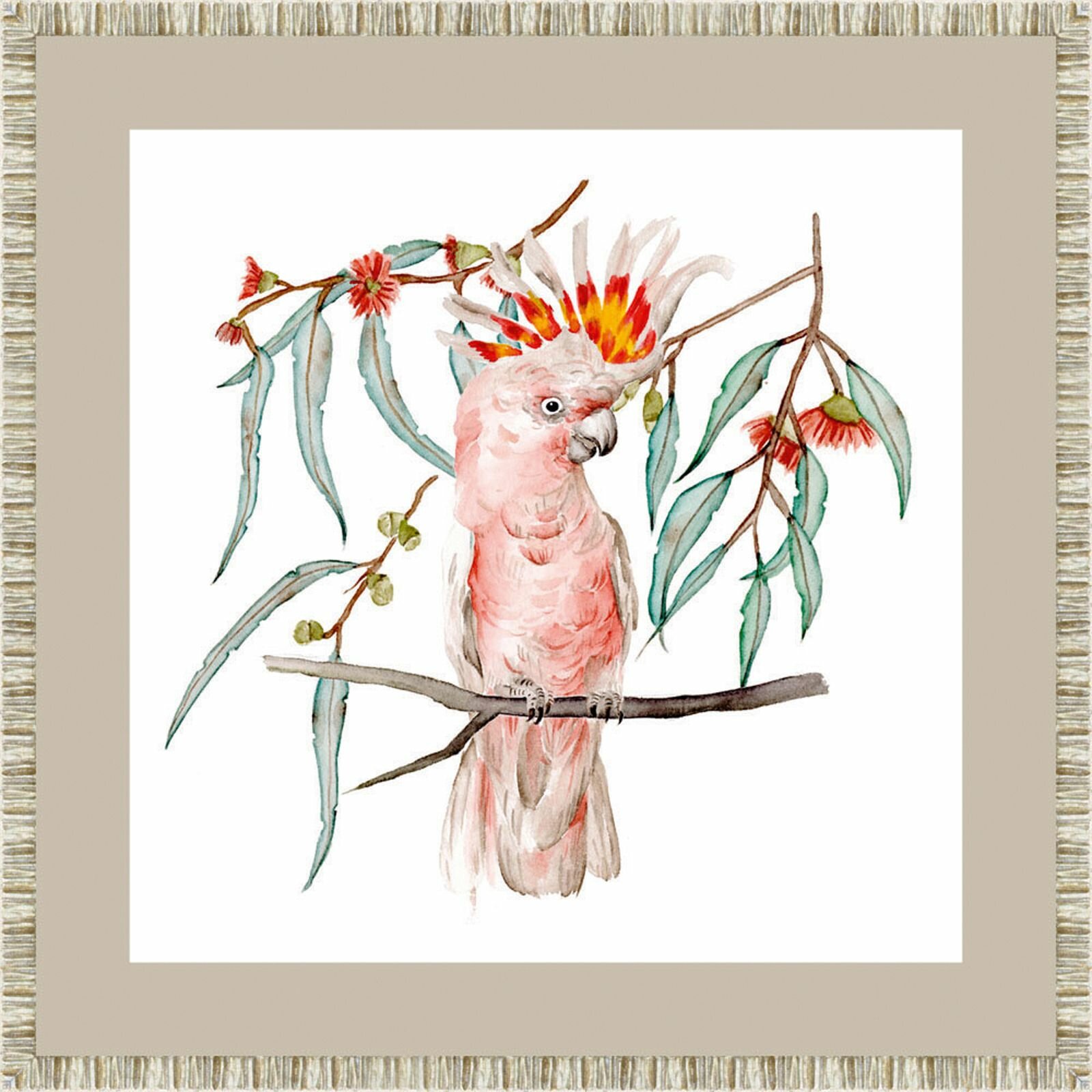 Постер G&C "WANG: PINK COCKATOO", цифровая печать, 55 х 55 см