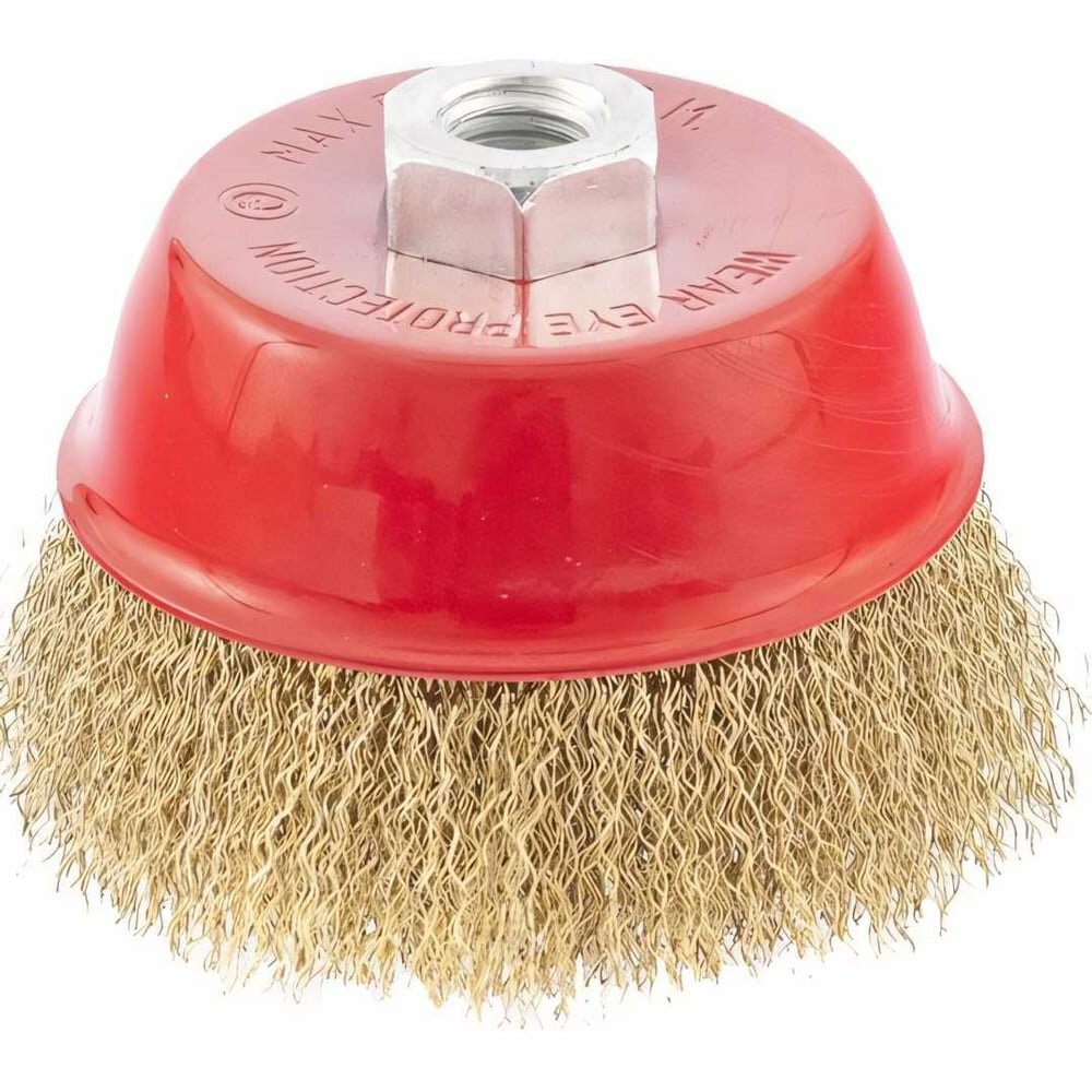 Щетка чашечная (100 мм; М14) для УШМ Matrix 74605 из спиральной проволоки