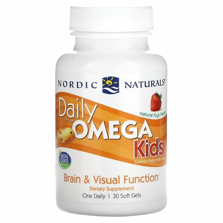 Капсулы Nordic Naturals Daily Omega Kids, 30 шт.