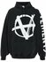 Худи Vetements Double Anarchy, размер M, , black/black