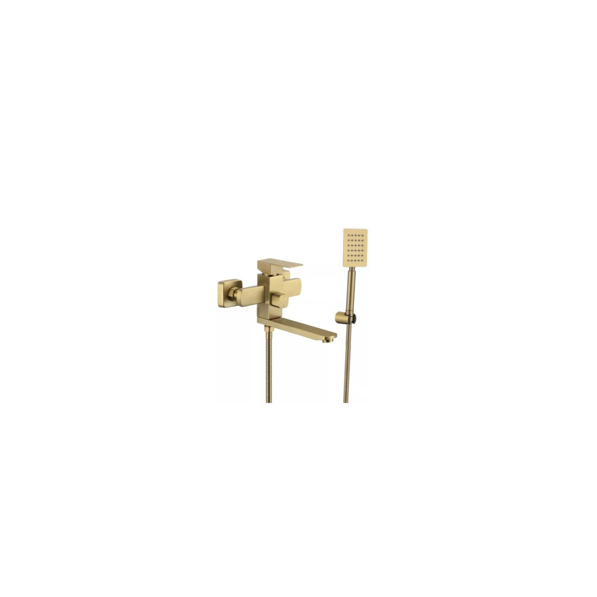 Смеситель для ванны Fmark (Фмарк) FS8104C матовое золото