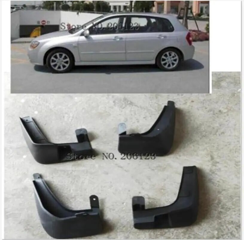 Брызговики Автомобильные Брызговики для грязевого клапана для хэтчбека Kia Cerato, аксессуары для стайлинга автомобиля