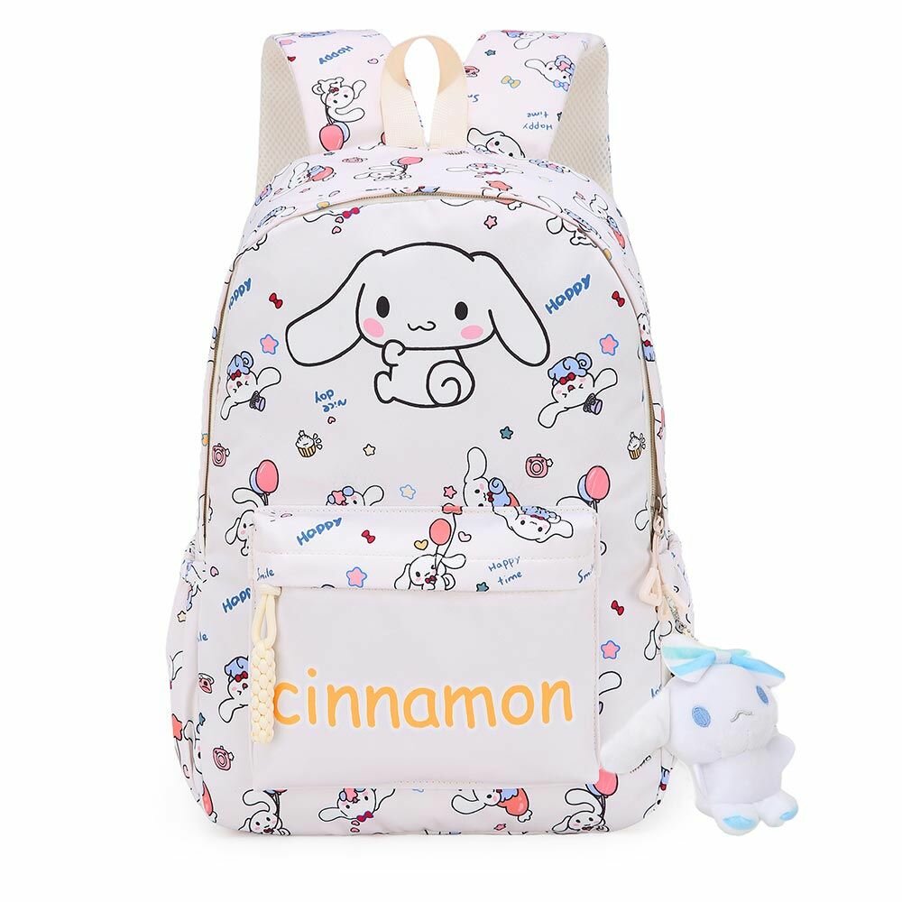 Рюкзак школьный для девушки Cinnamoroll, бежевый
