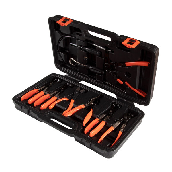 Набор щипцов для пружинных хомутов системы охлаждения Affix, 10 предметов в кейсе AF10330010C