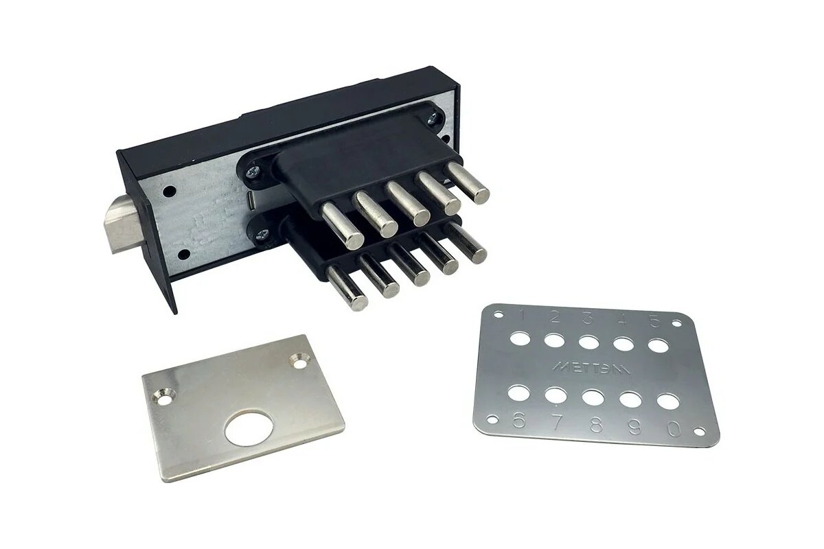 Меттэм ЗКП-2 L20 28200 - кодовый замок-защелка для мебели, надежная защита