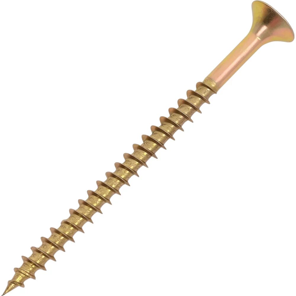 Саморезы универсальные Gigant потайная головка желтопассивированное покрытие острый наконечник шлиц