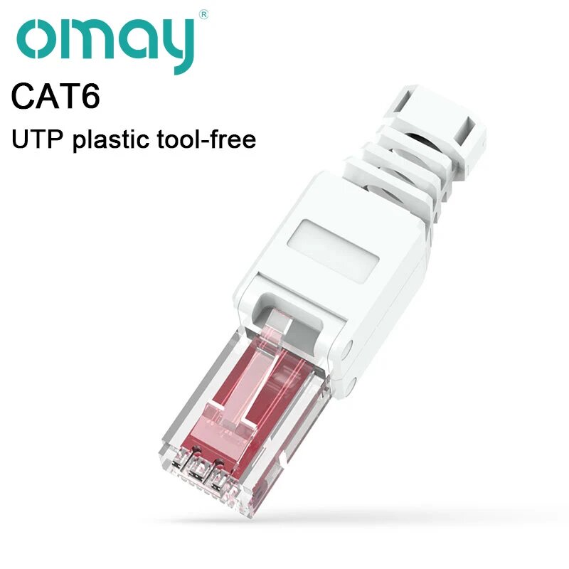 OMAY CAT6 RJ45 разъем, 3шт, CAT6