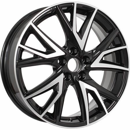 Колесный литой диск КиК Кайлас R18x6.5 5x108 ET33 CB60.1 Almaz_black