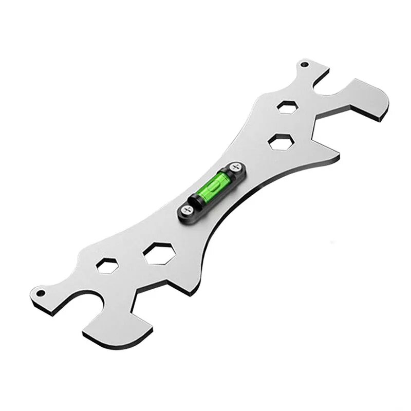 Специальные гаечные ключи с уровнем, установка смесителя для душа, многофункциональный уровень для ванной комнаты, линейка, инструмент для измерения расстояния