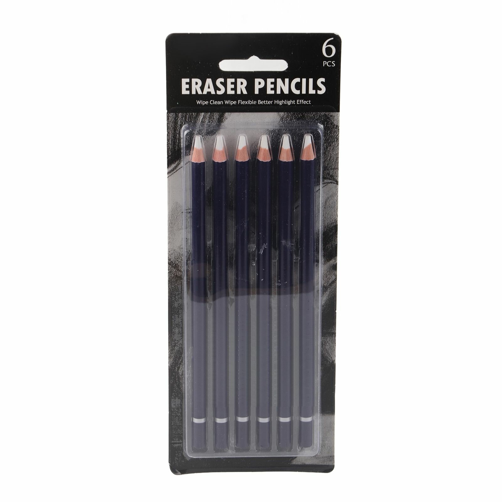 Набор карандашей-ластиков из 6 шт, набор карандашей-ластиков премиум-класса, легкое стирание, удобная ручка, ручка-ластик широкого применения для эскизов