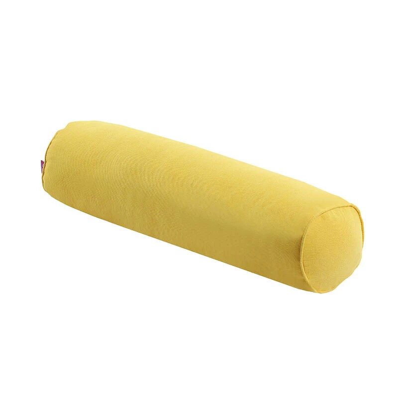 Желтая подушка-валик 15x40 см, цвет 06