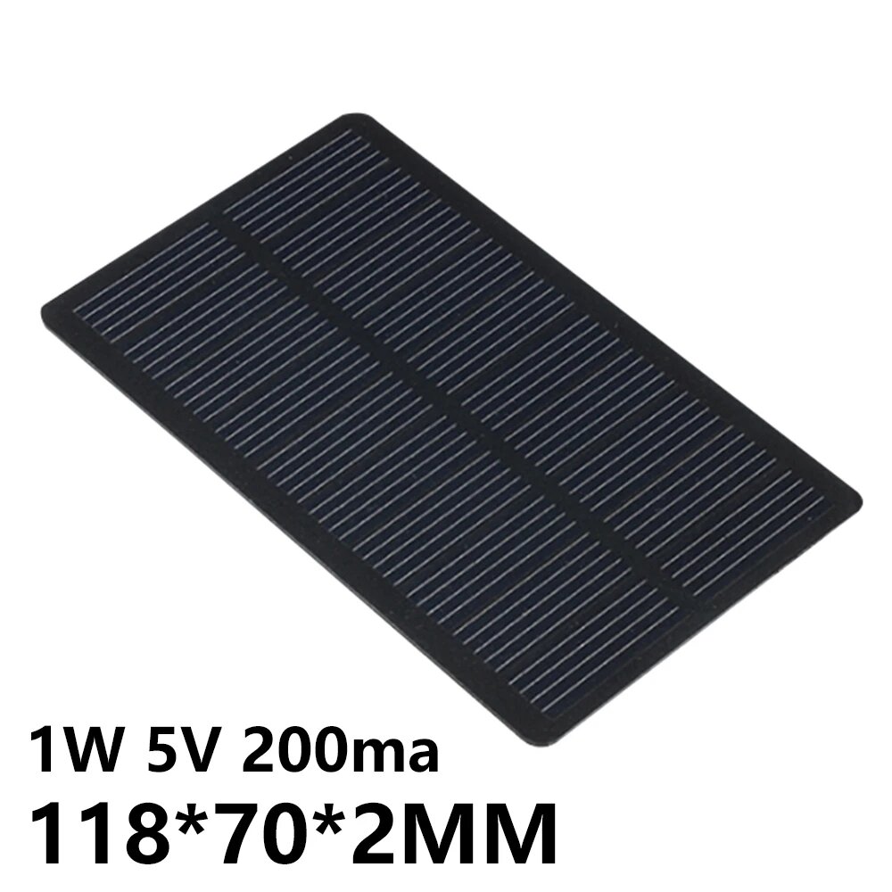 Солнечная батарея 1W 5V 200mA 118x70x2mm
