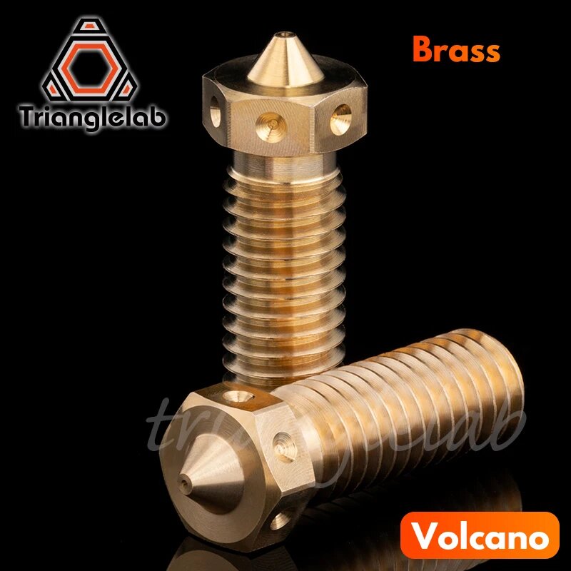 Trianglelab латунные форсунки для 3D-принтеров V6 volcano 1.75-0.4 2PCS Nozzle
