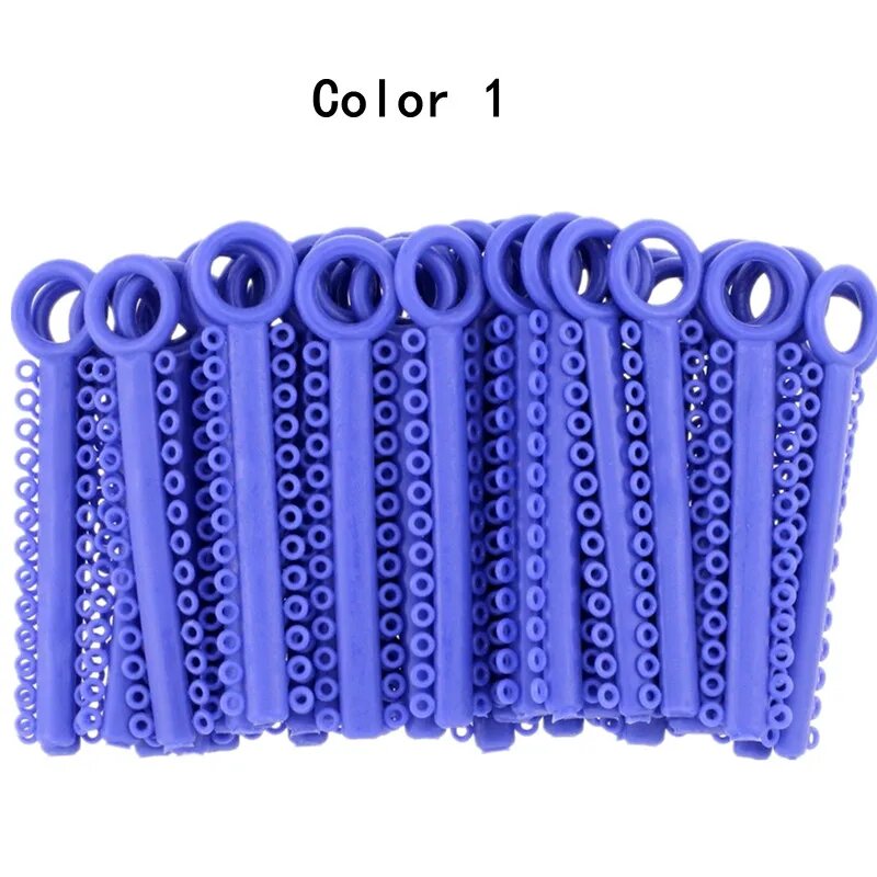 Мусселс Эластичные Лигатуры для Брекетов 520 Штук 1