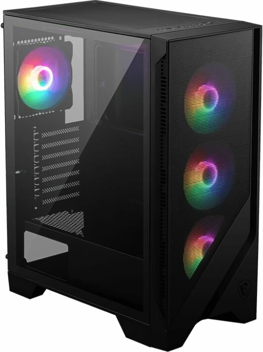 Корпус MSI MAG FORGE 120A AirFlow Mid-Tower, ATX, 2xUSB 3.2, Audio I/O Tempered Glass Window