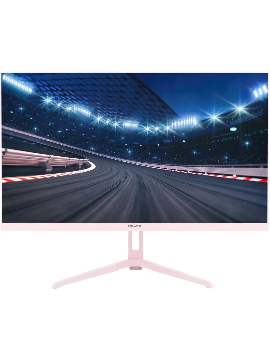 Монитор DIGMA 23.8" Overdrive 24P410F розовый IPS LED 2ms 16:9