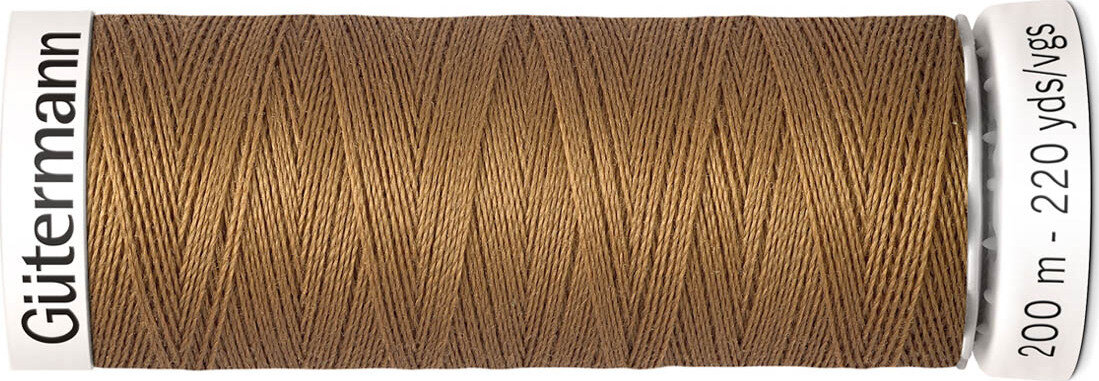 01 Нить Sew-All 100/200 м для всех материалов, 100% полиэстер Gutermann 748277 (887 бежево-горчичный)