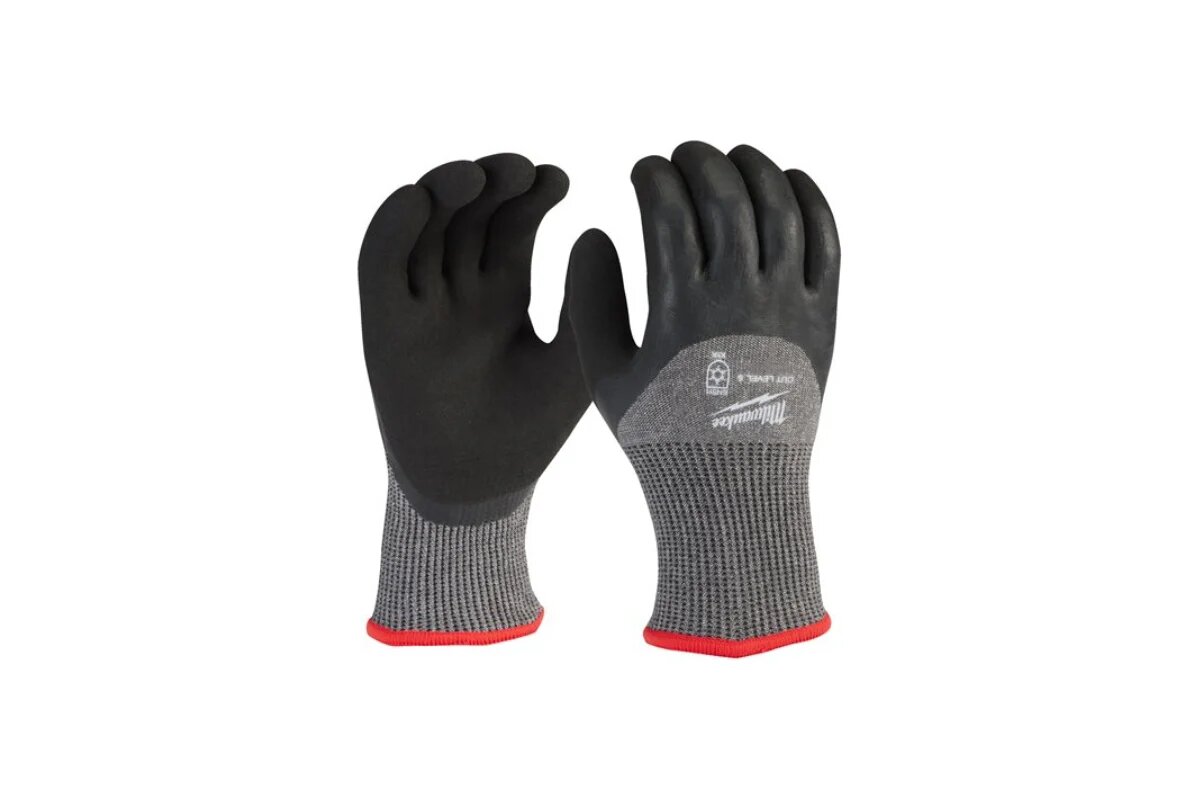 Milwaukee Перчатки зимние с защитой от порезов 5, размер M/8, утепленные для холода