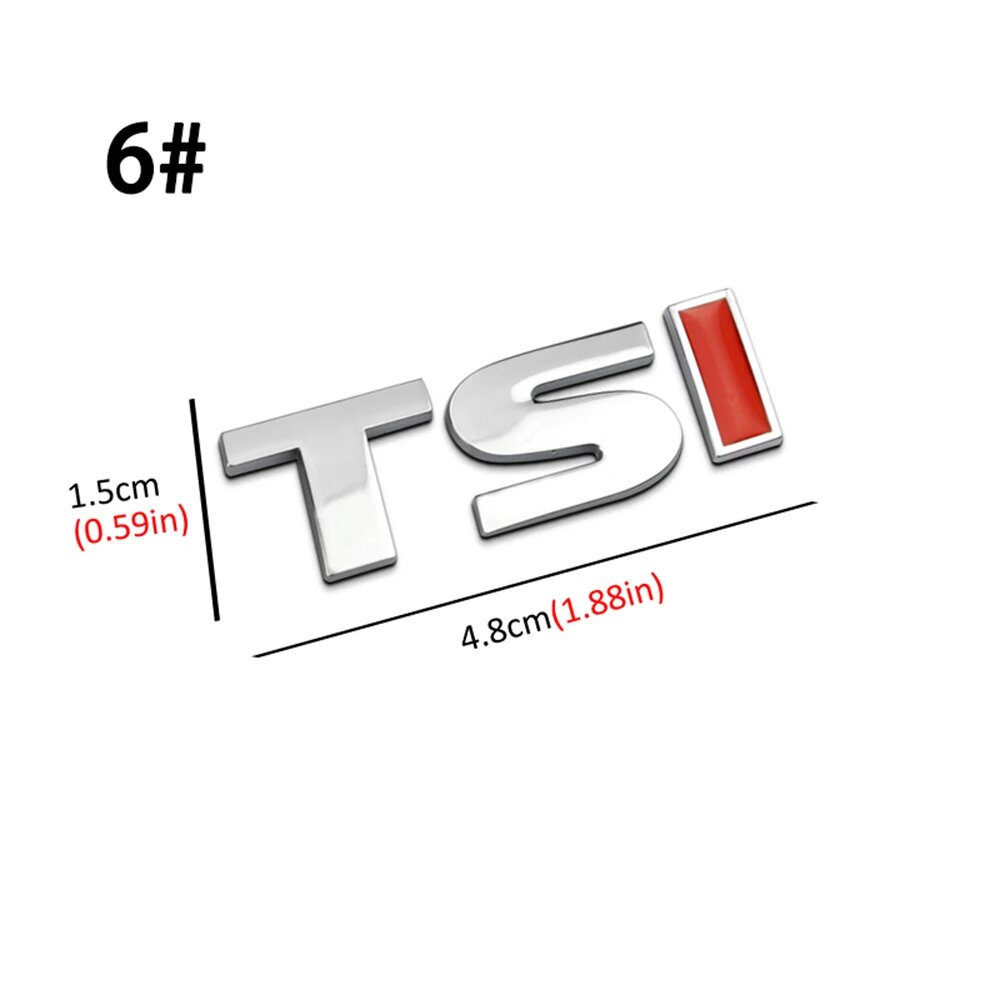 Металлический значок TSI, 4.8x1.5 см, Type-6