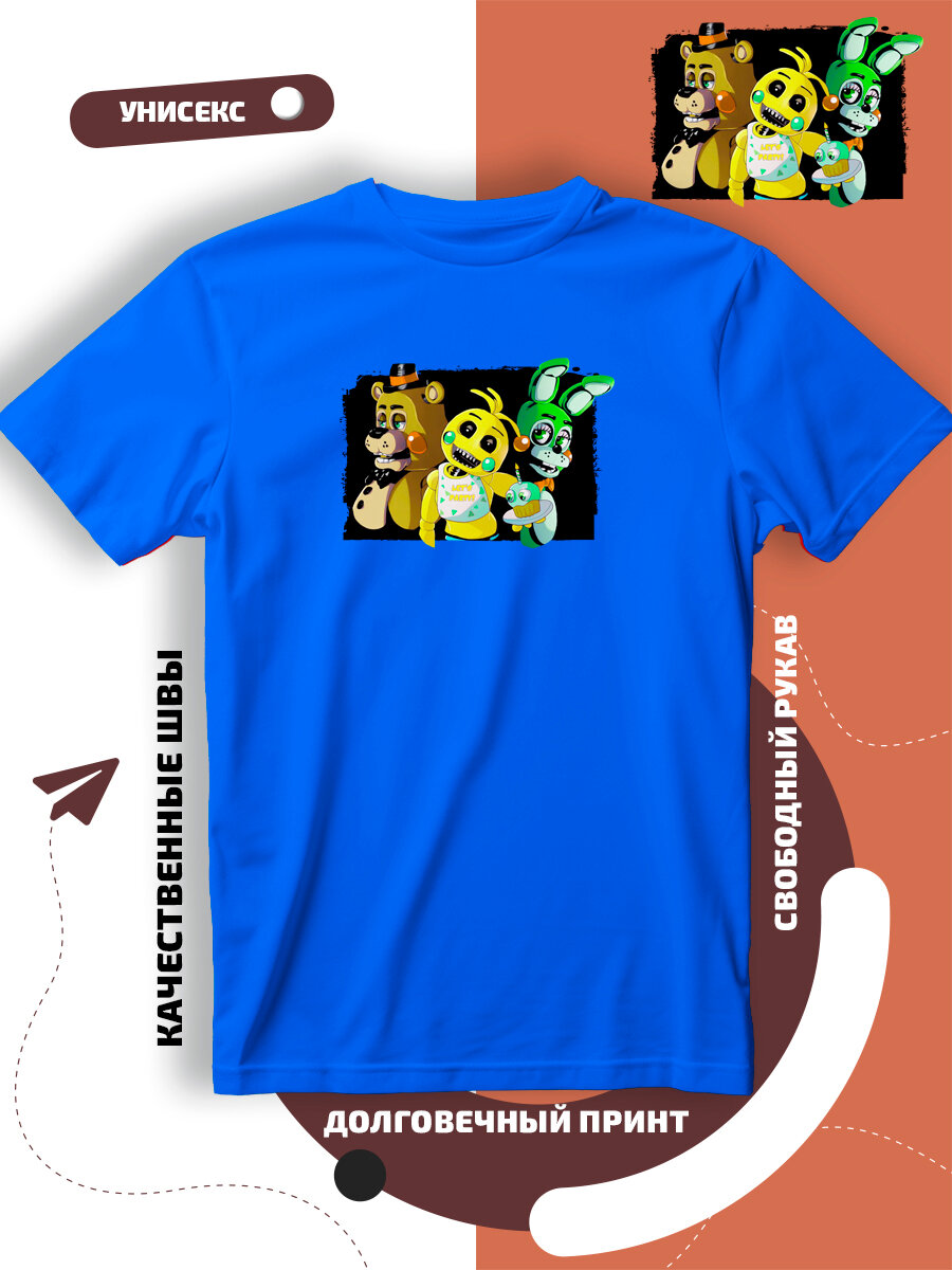 Футболка пять ночей у Фредди герои