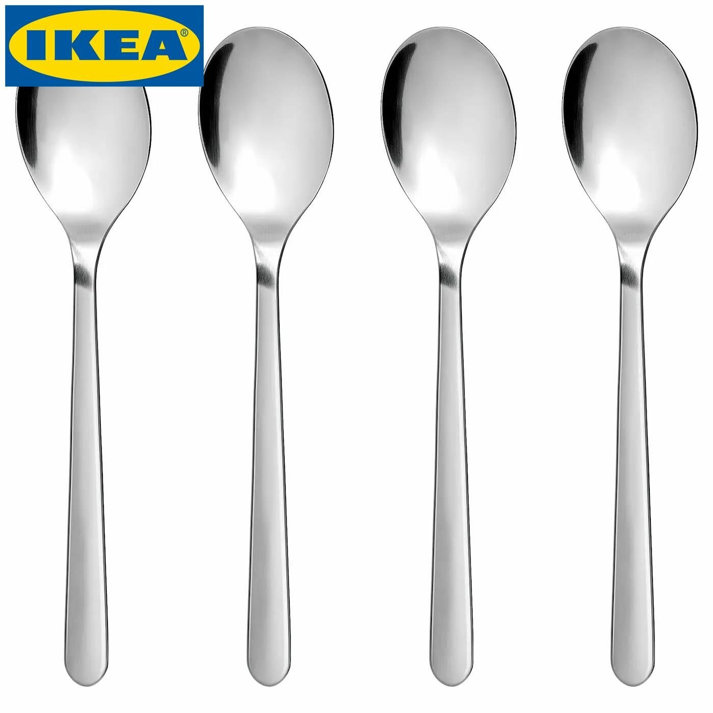 IKEA, FORNUFT Набор столовых ложек, 4 шт