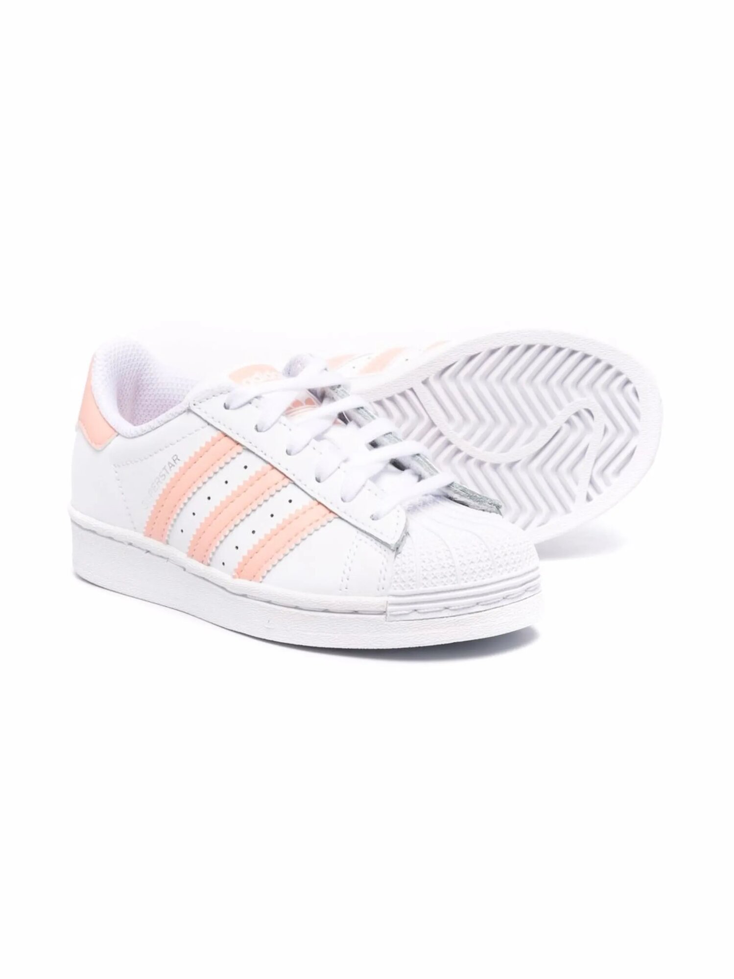 Кроссовки adidas Superstar, размер 32 EU, бежевый/белый — фото 1