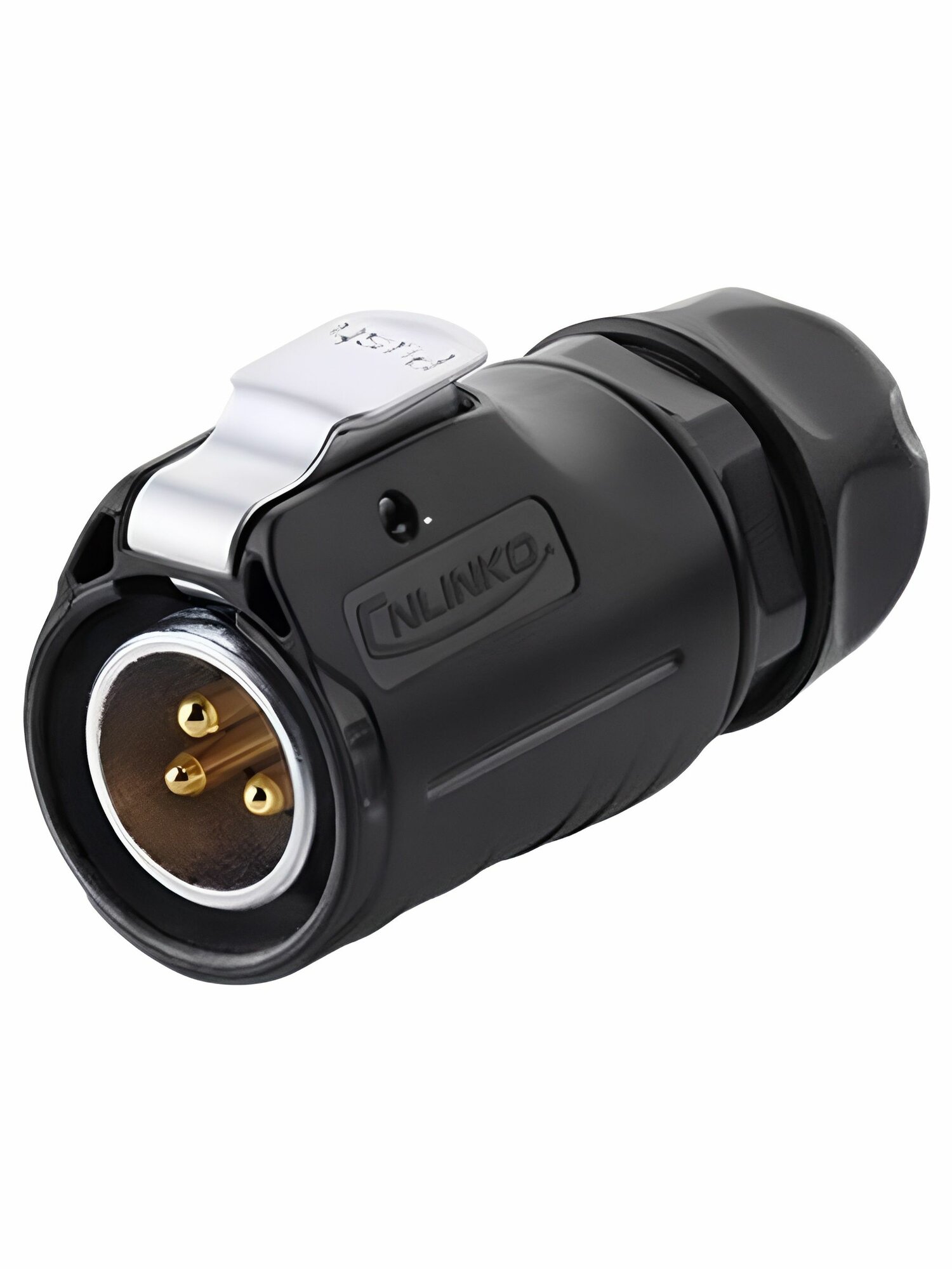 Разъем CNLINKO LP-20 3-пиновый, 3pin, папа, IP67, штекер