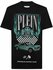Футболка PHILIPP PLEIN SS Strass Flame Racing, размер L, черный