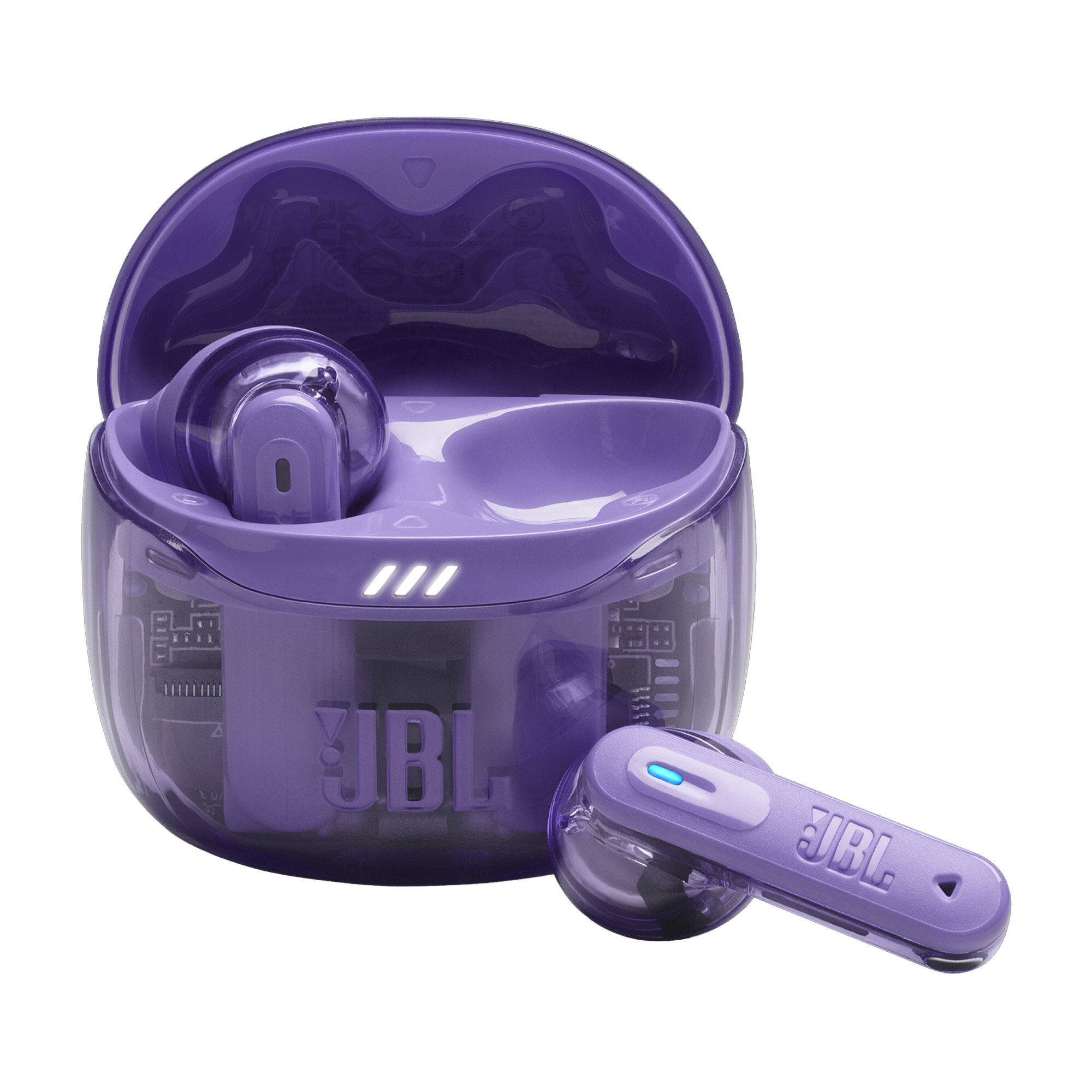 Наушники беспроводные JBL Tune Flex 2 ghost purple tws, внутриканальные, фиолетовый
