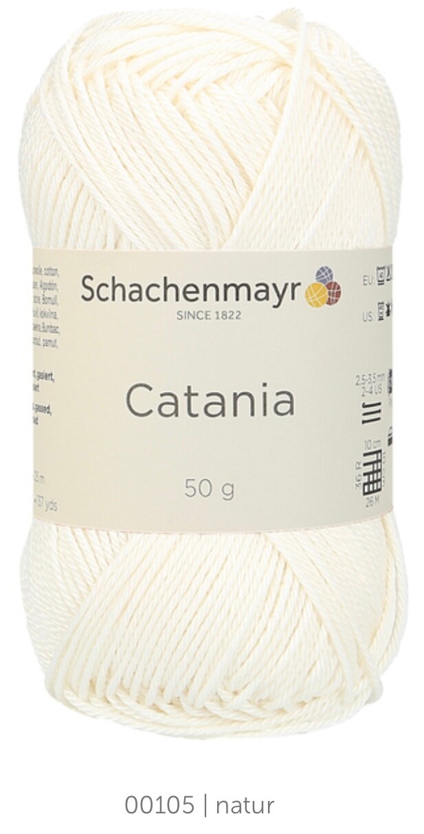 Catania /Катания/ пряжа Schachenmayr Originals, MEZ, 9801210 (00105, natur (натуральный), молочный)