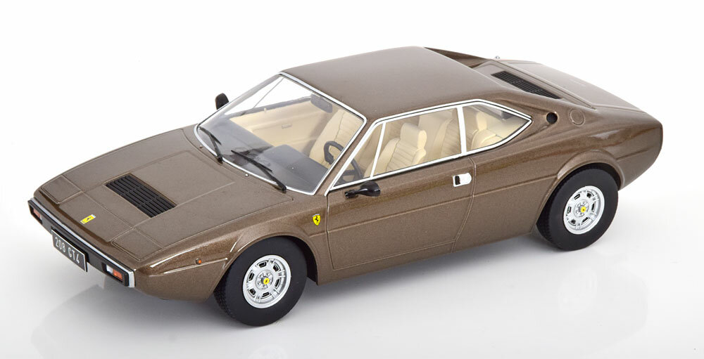 Модель коллекционная KK-SCALE Ferrari 208 GT4 1975 brownmetallic