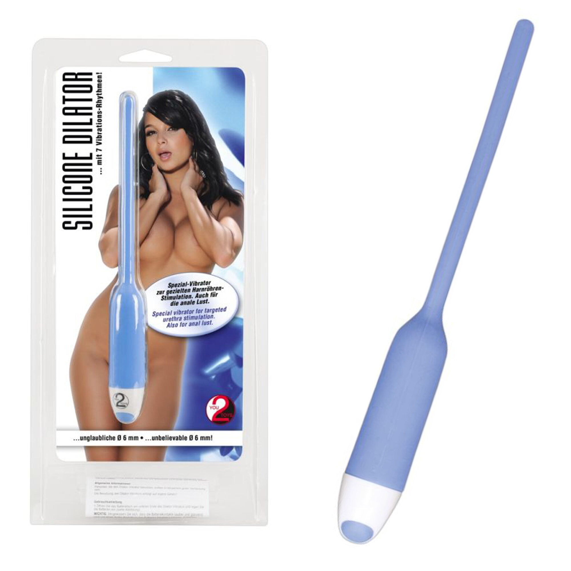 Уретральный вибростимулятор Silicone Dilator Vibe (19, Ø 0.6 см)