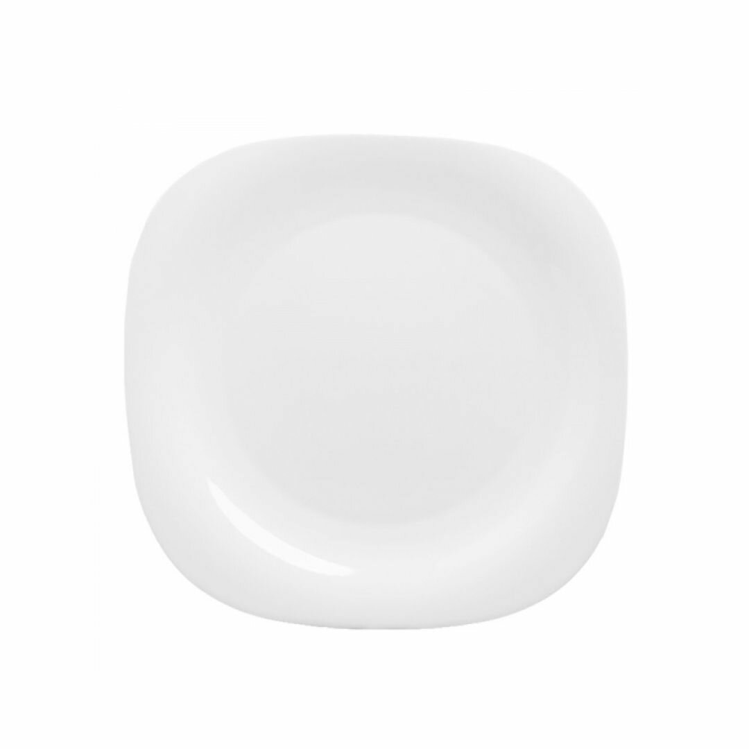 Тарелка обеденная Luminarc НЬЮ карин Набор 6 тарелок белая Диаметр 26см стекло посуда для кухни