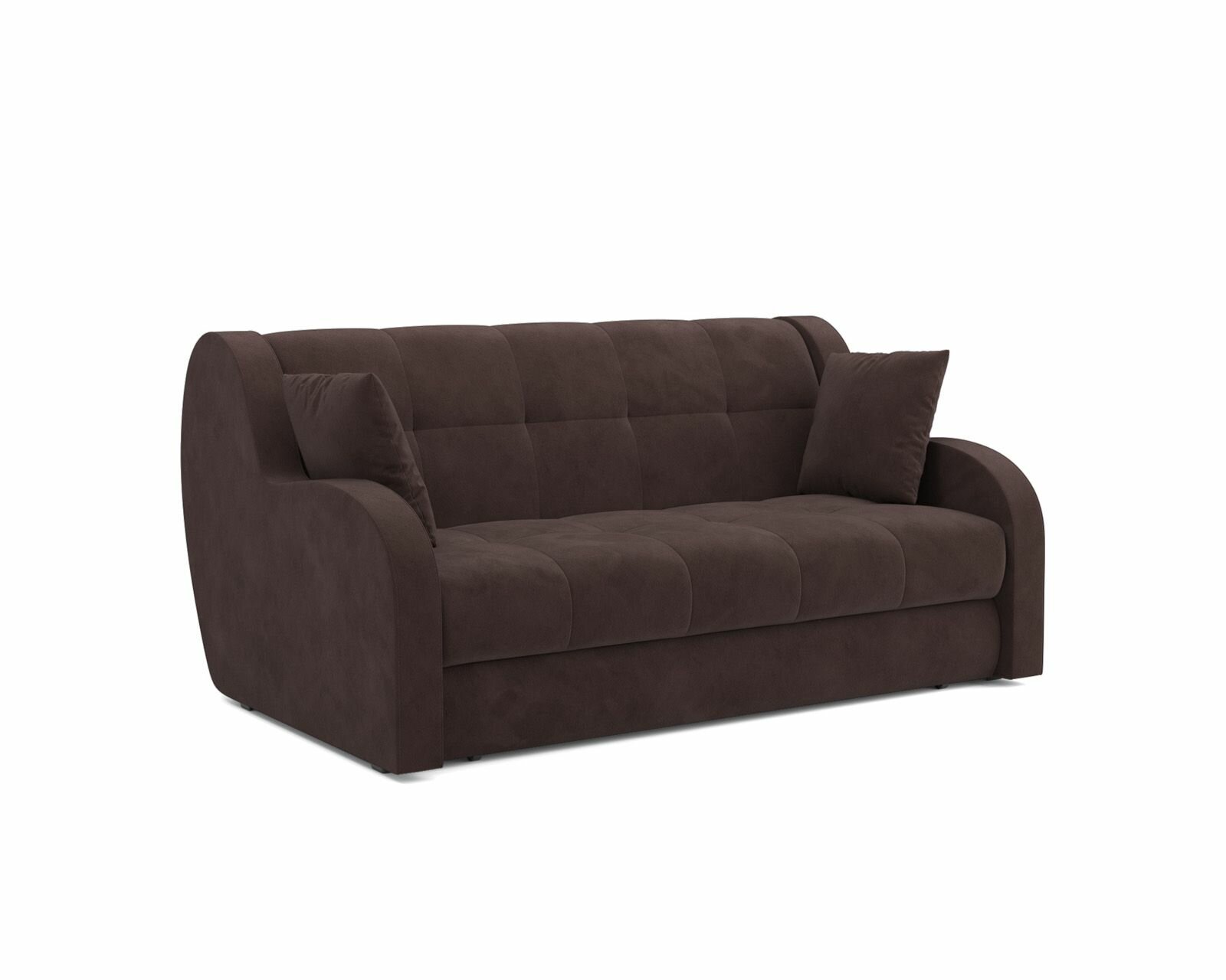 Диван-аккордеон Mebel-ars Аккордеон Барон Велюр молочный шоколад НВ-178 13