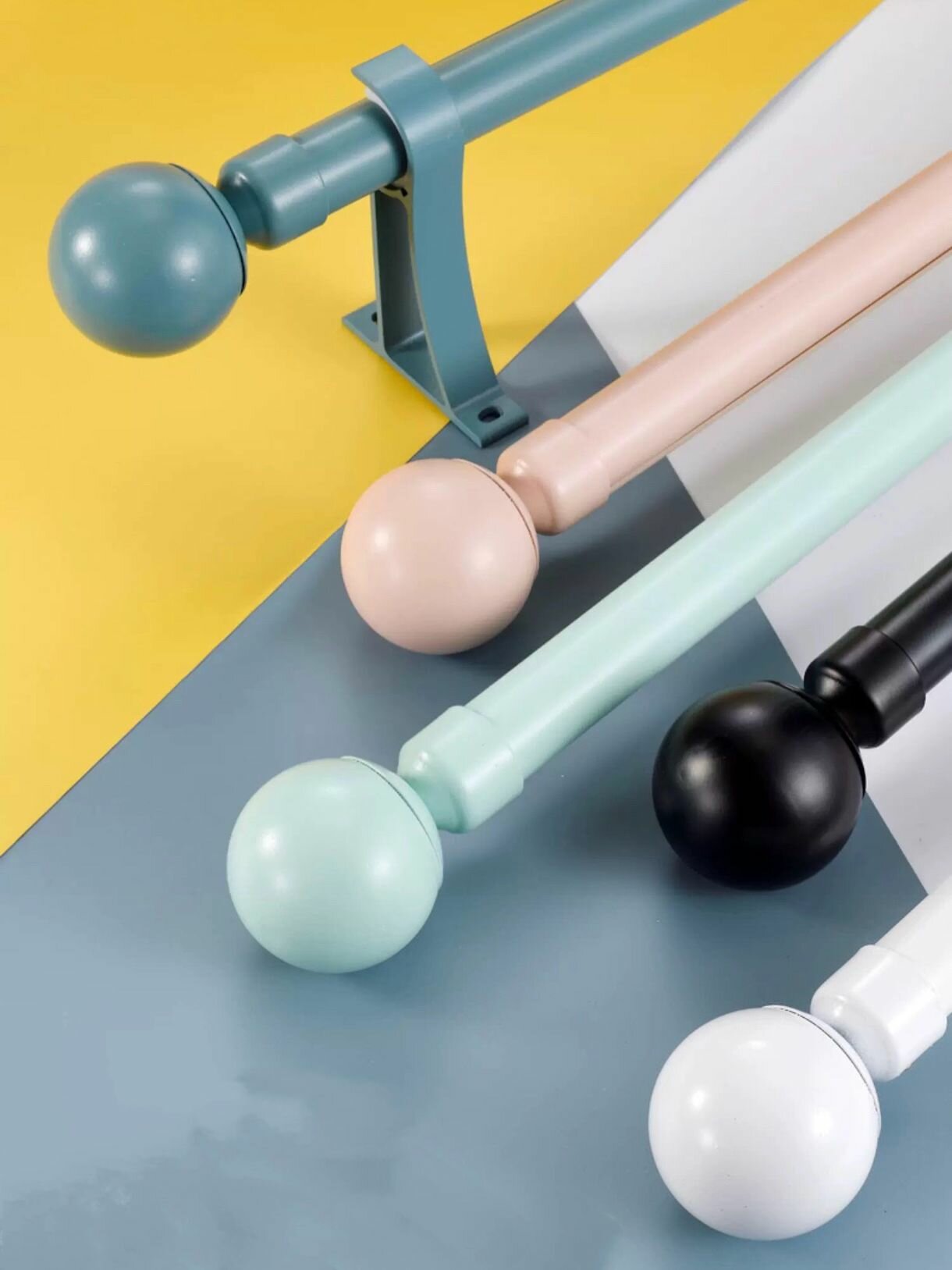 Карниз алюминиевый для штор, римский, одинарный двойной, длина на заказ