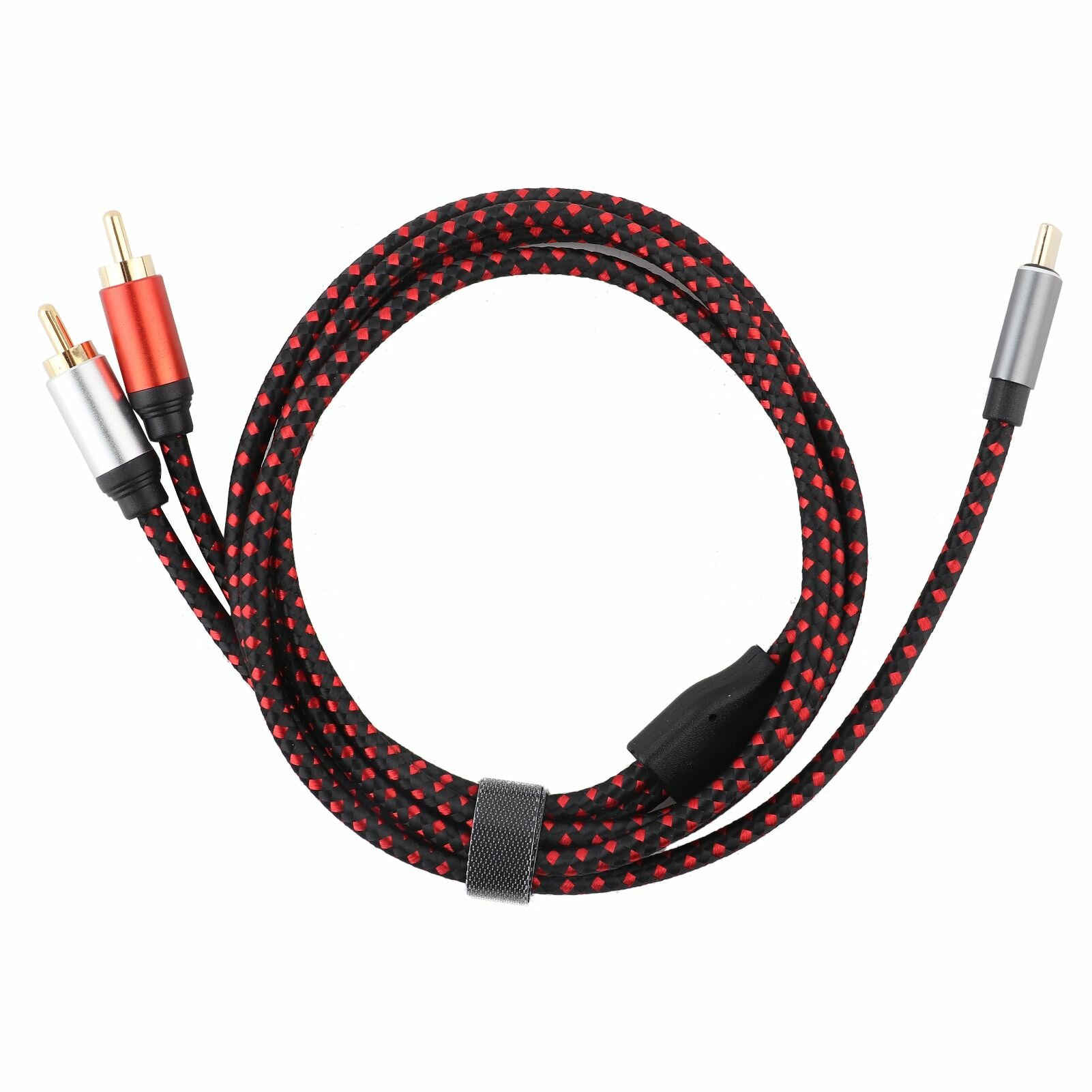 Кабель Type-C to 2xRCA, позолоченный, 1.5м