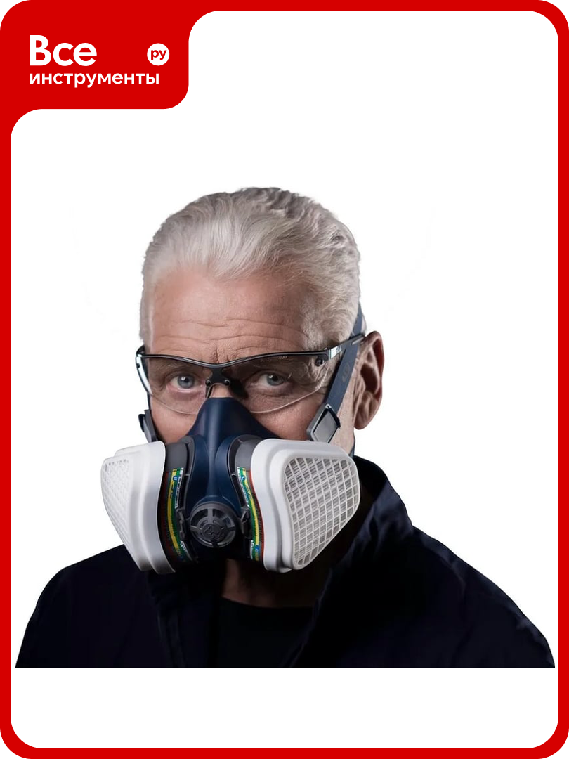 Респиратор-полумаска, берта, берта GVS Elipse ABEK1P3, размер S/M BSPR490IFUA, 374 г