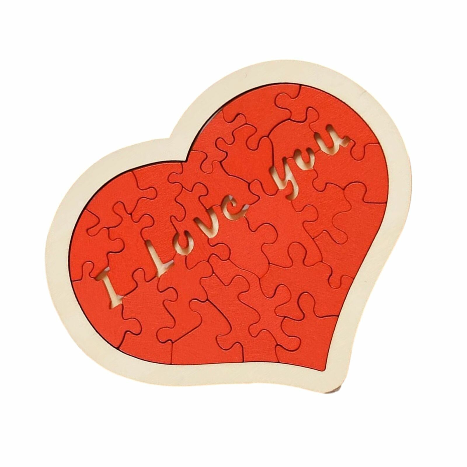 Головоломка Сердце для детей на День Святого Валентина