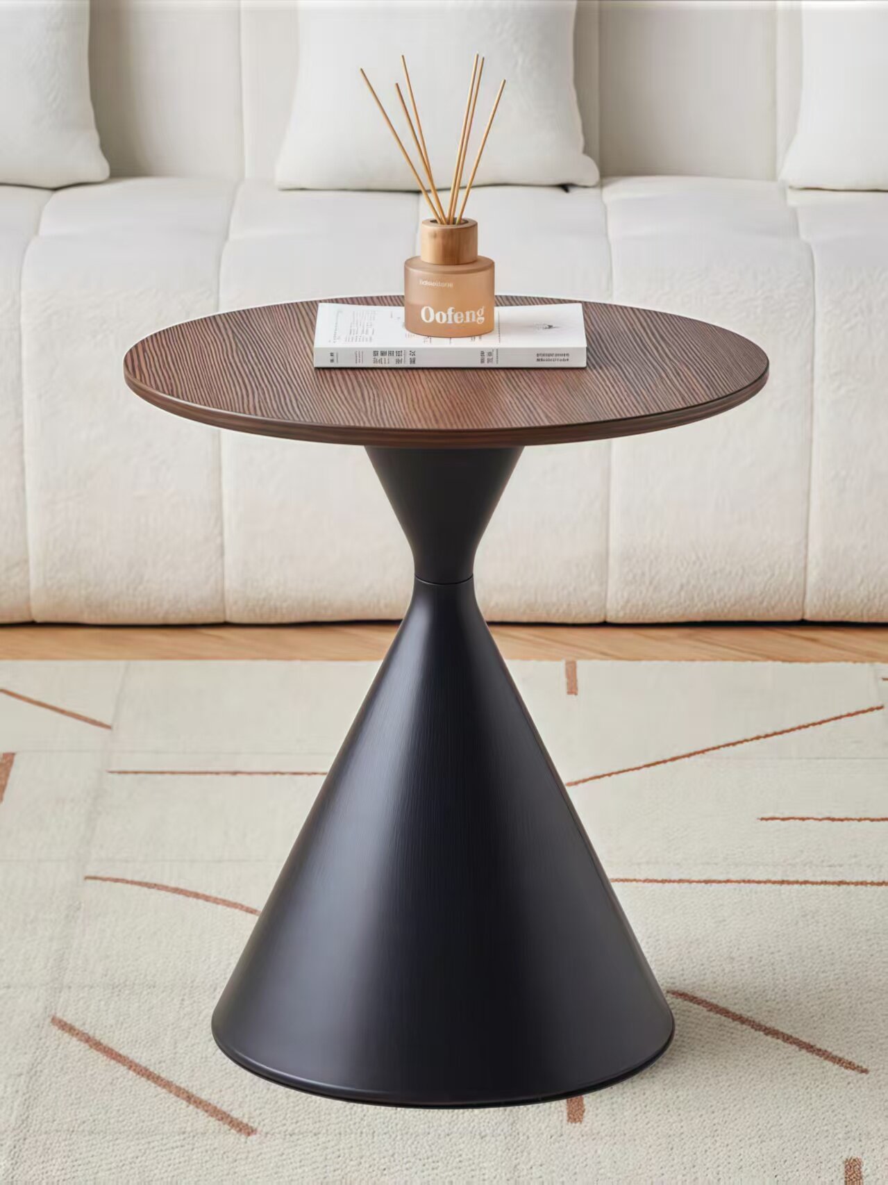 Журнальный стол Элегантная Русская Классика, массив дерева, коричневый, 50х55х55 см