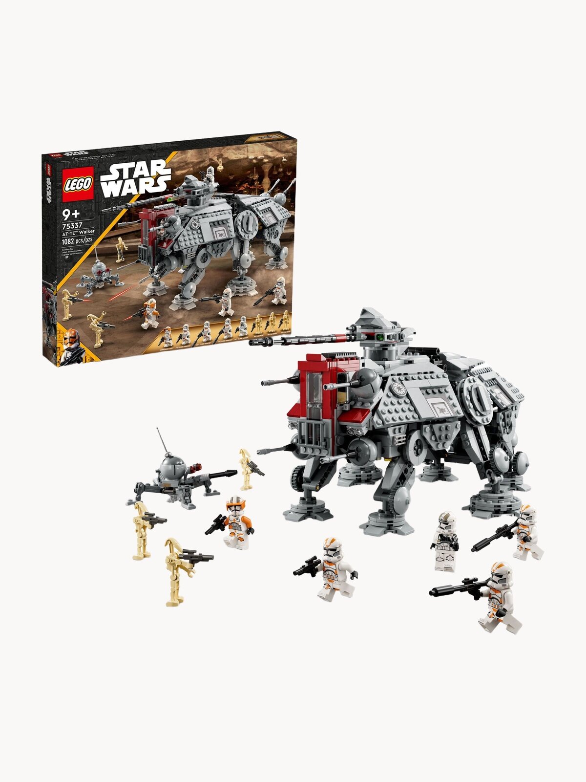 Конструктор LEGO Star Wars™ 75337 Шагоход AT-TE™, серый, 1082 дет.